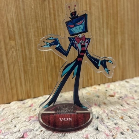 Handmade | Art | Hazbin Hotel Helluva Boss Vox Anime Acrylic Figure ...